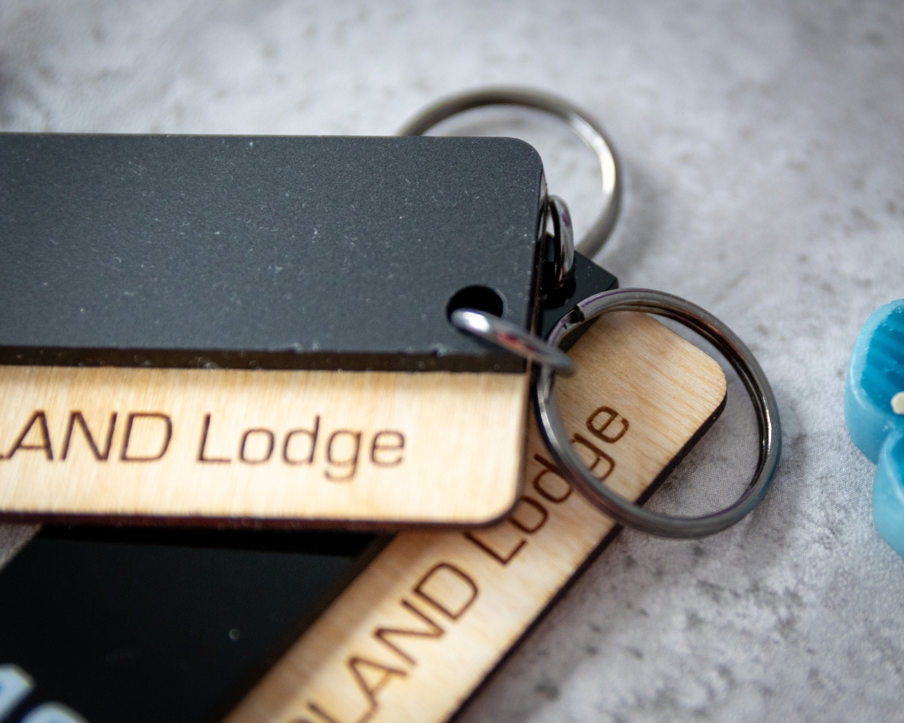 Personalized Keychain for Hotels Custom Key Holder Featuring Hotel Name ...
