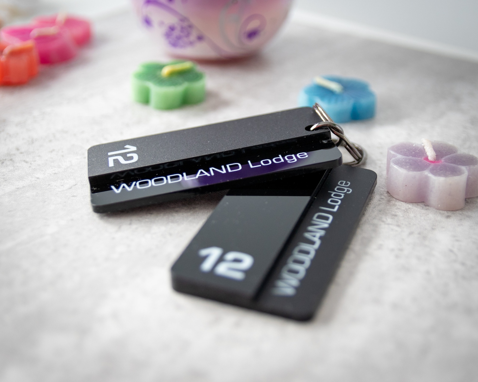 Personalized Keychain for Hotels Customized Key Holder With Hotel Name ...