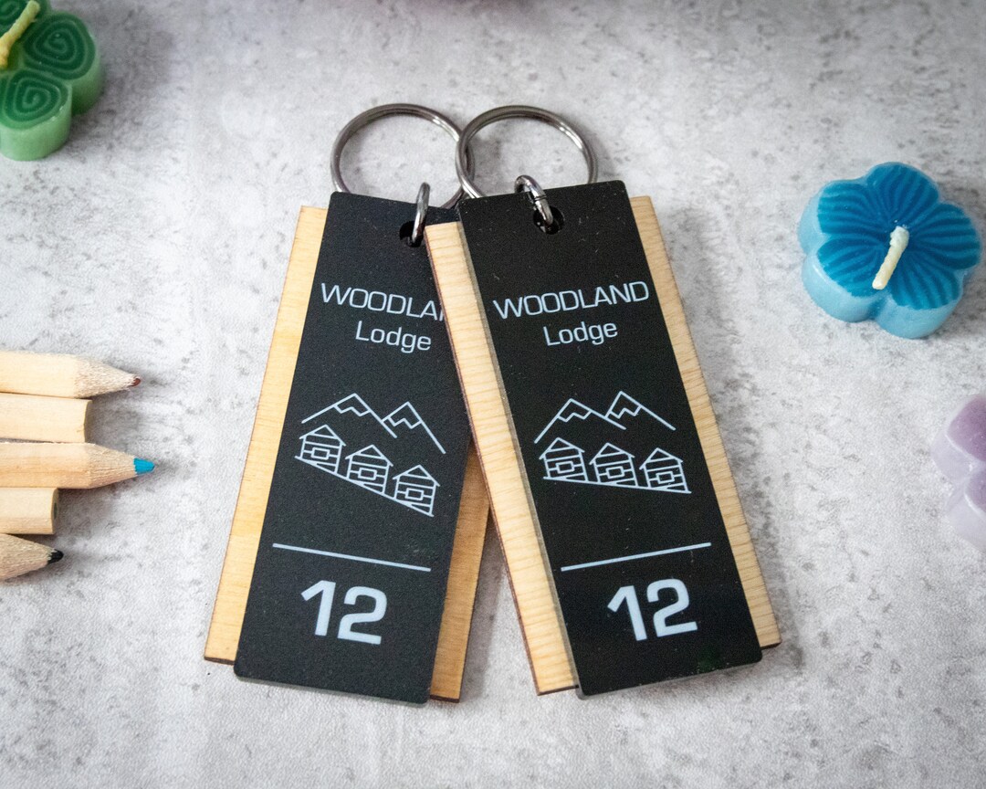 Hotel Keychain - Custom Key Holder With Personalized Name, Logo and ...
