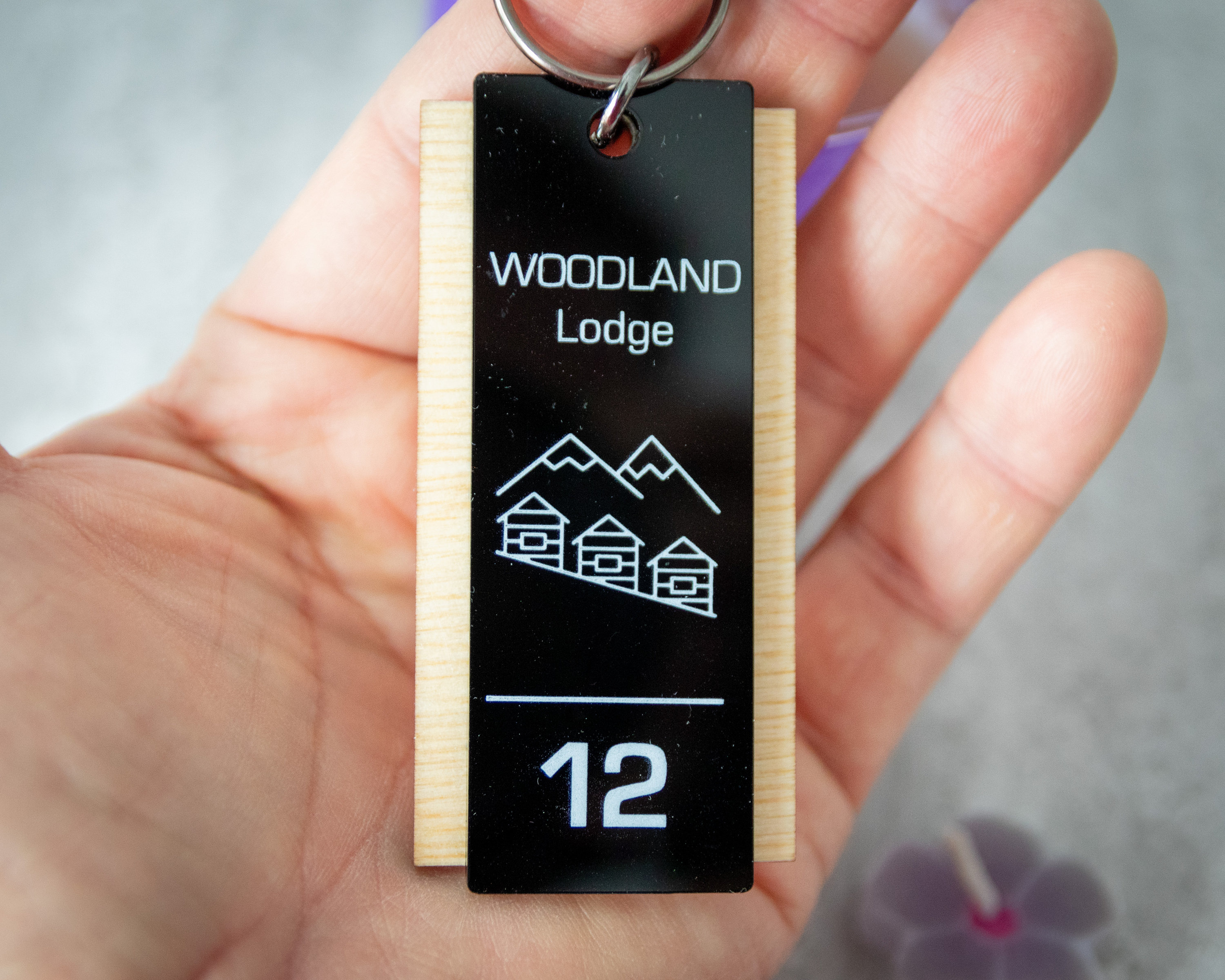 Hotel Keychain - Custom Key Holder With Personalized Name, Logo and ...