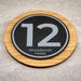 Custom Hotel Room Number Sign - Oak Wood & Matte Black Acrylic - Etsy ...