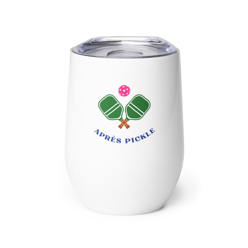 Pickleball Wine Tumbler, Apres Pickle, Pickleball Gift for Pickleball ...