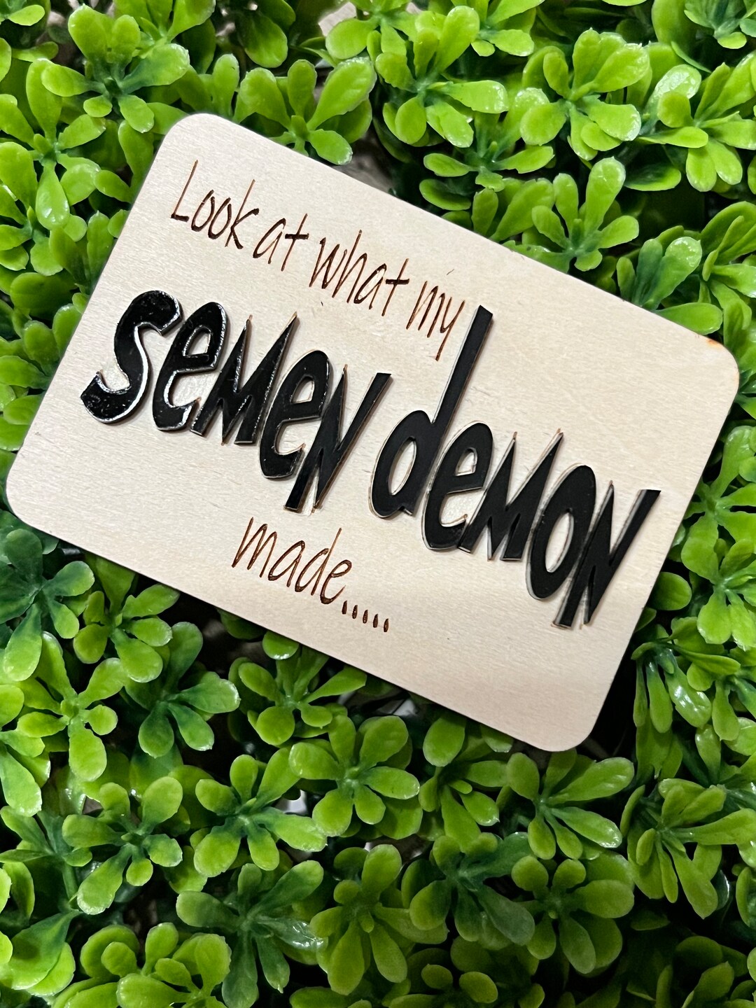 Adult Humor Look at What My Semen Demon Made - Etsy
