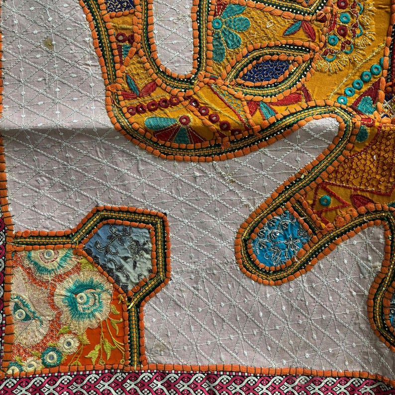 Handmade Indian Elephant Ethnic Vintage Hanging Wall Art Banjara ...
