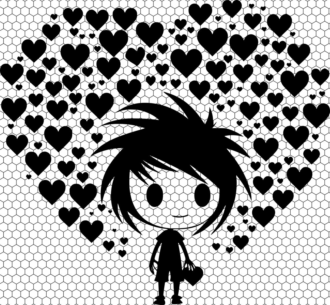 8-designs Heart Character Files SVG Glowforge Xtool Laser Engraving - Etsy