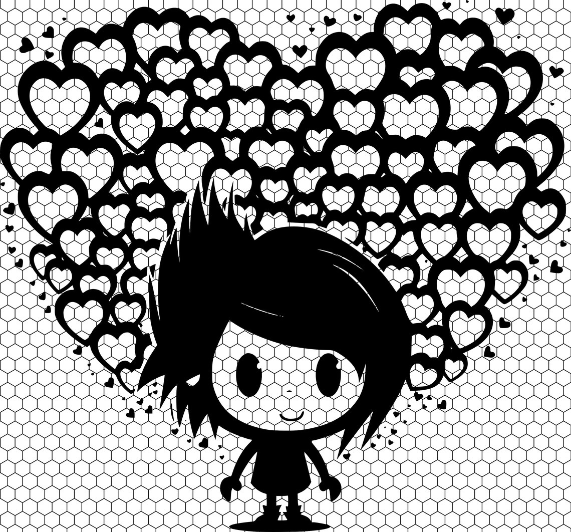 8-designs Heart Character Files SVG Glowforge Xtool Laser Engraving - Etsy