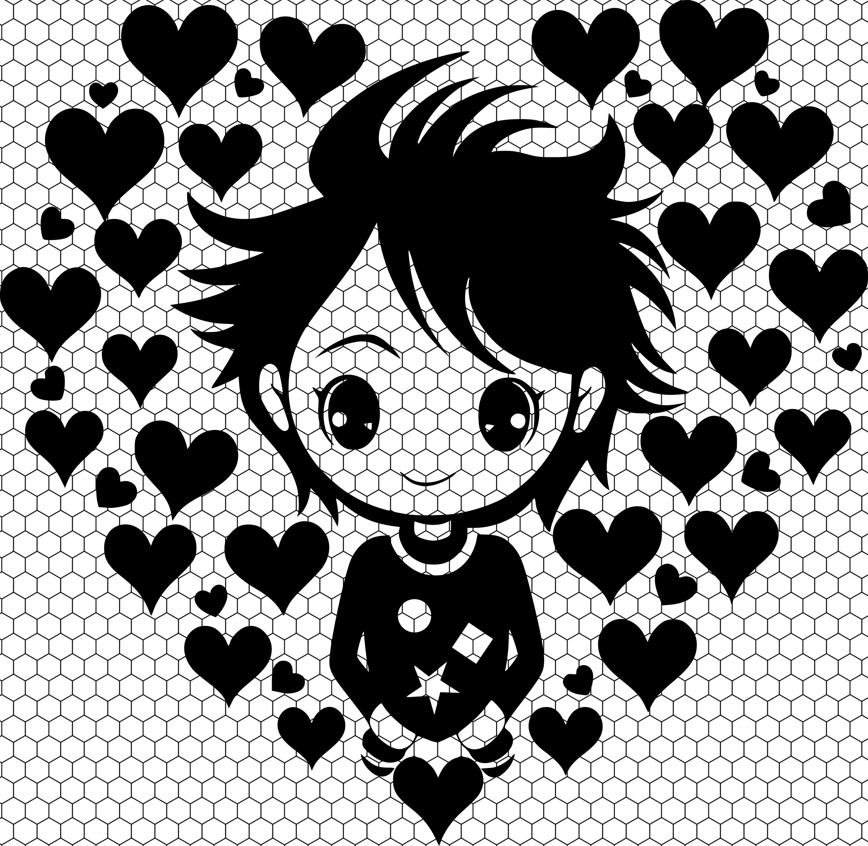 8-designs Heart Character Files SVG Glowforge Xtool Laser Engraving - Etsy