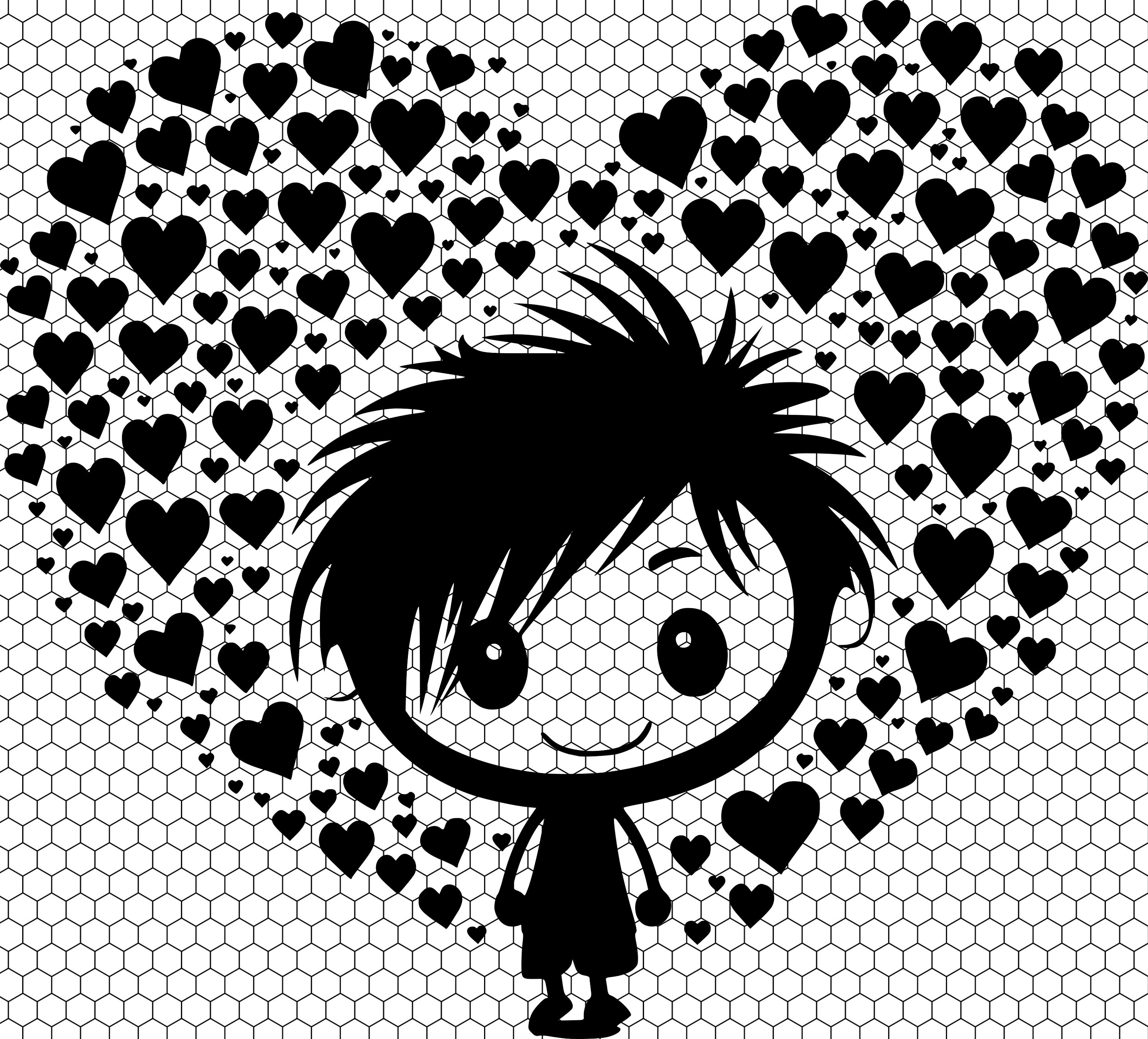 8-designs Heart Character Files SVG Glowforge Xtool Laser Engraving - Etsy