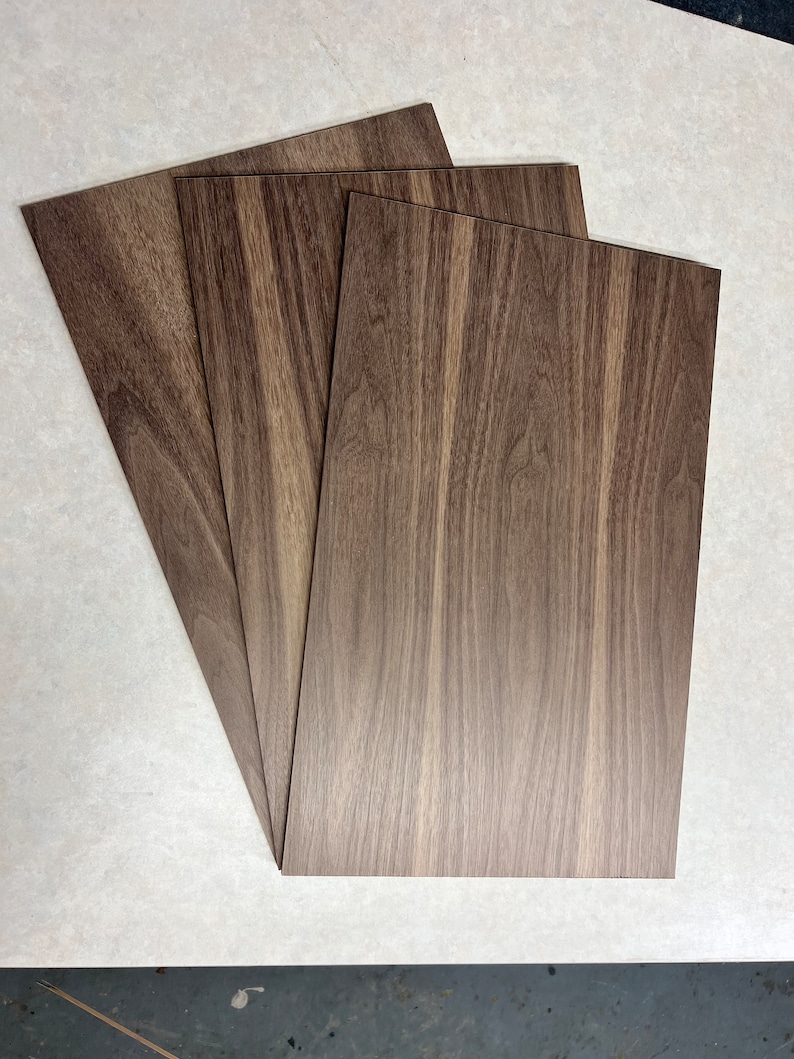 1/4" Walnut Veneer MDF Core Plywood for Glowforge Laser Cnc Router - Etsy