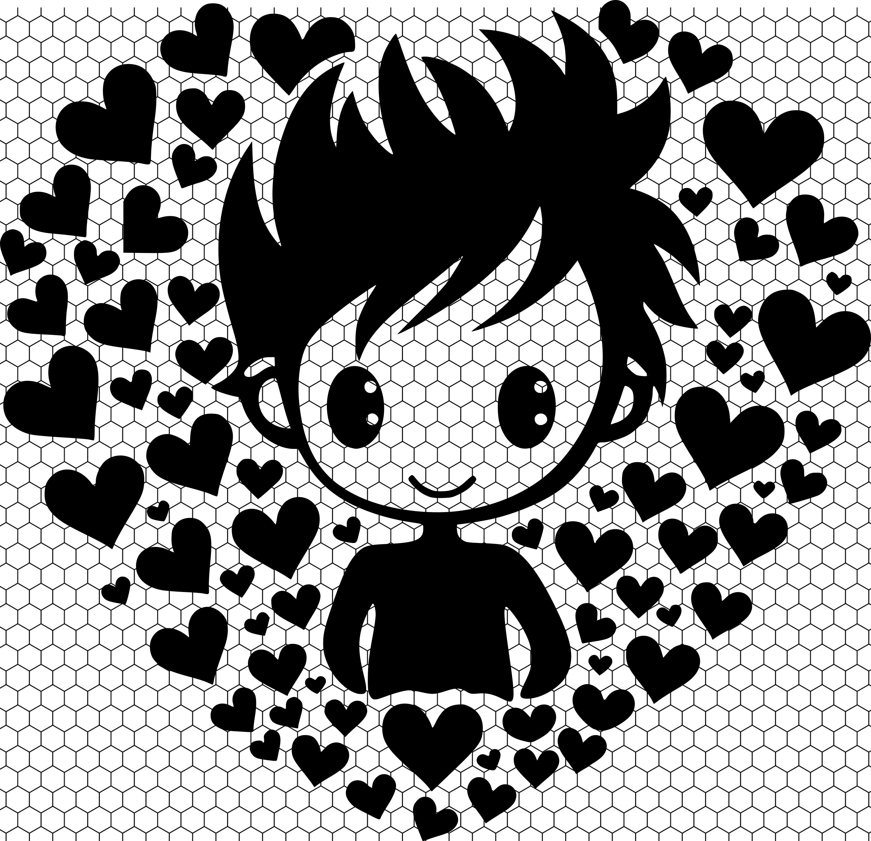 8-designs Heart Character Files SVG Glowforge Xtool Laser Engraving - Etsy