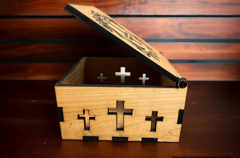 Wooden Easter Cross Box Laser Glowforge Xtool Cut Engraving File - Etsy