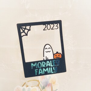 Custom Halloween Trip Polaroid Photo Frame Prop Toppers personalized ...