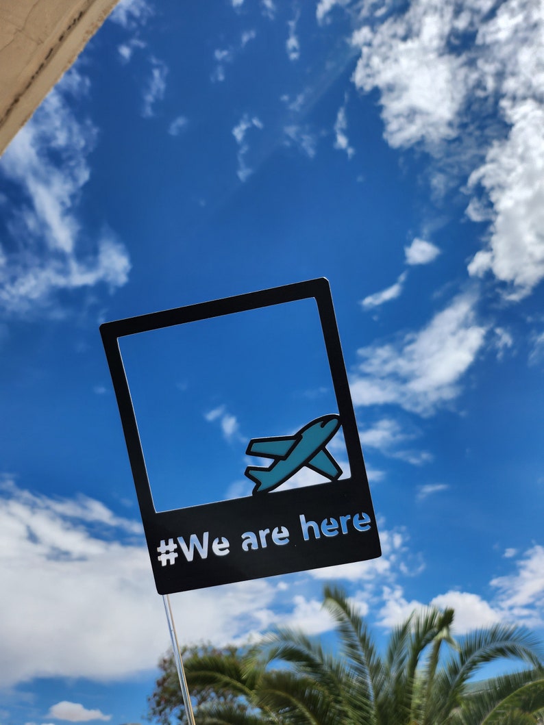 Custom Honeymoon Trip Polaroid Photo Frame Prop Toppers - Etsy