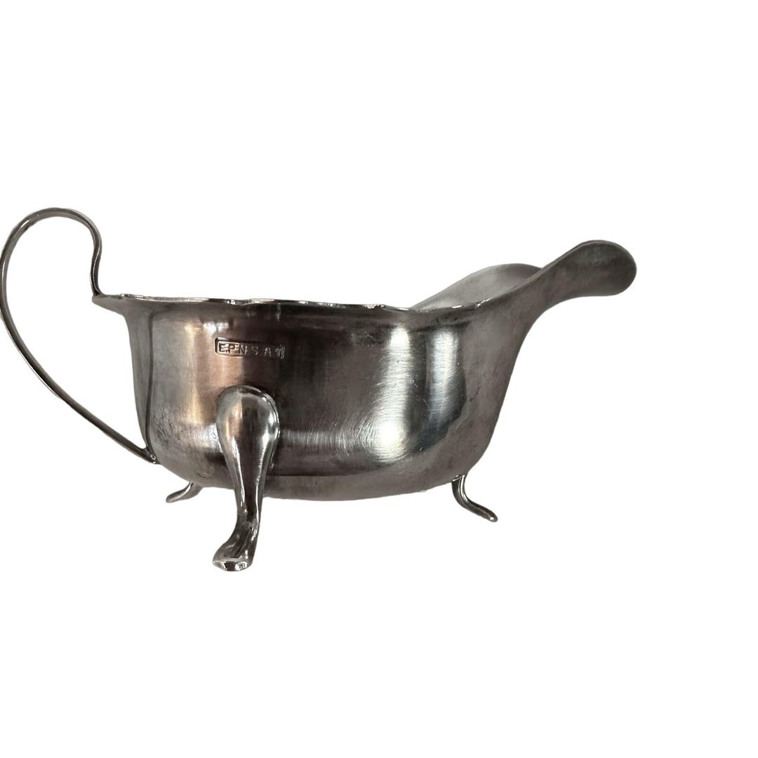 Vintage Sheffield Silver Plated Creamer Sauce Gravy Boat EPNS AF Made ...