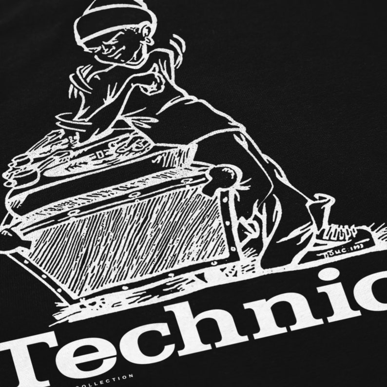 Technics Audio 90s Logo T-shirt / Scratch DJ Turntables DMC Aphex Twin ...