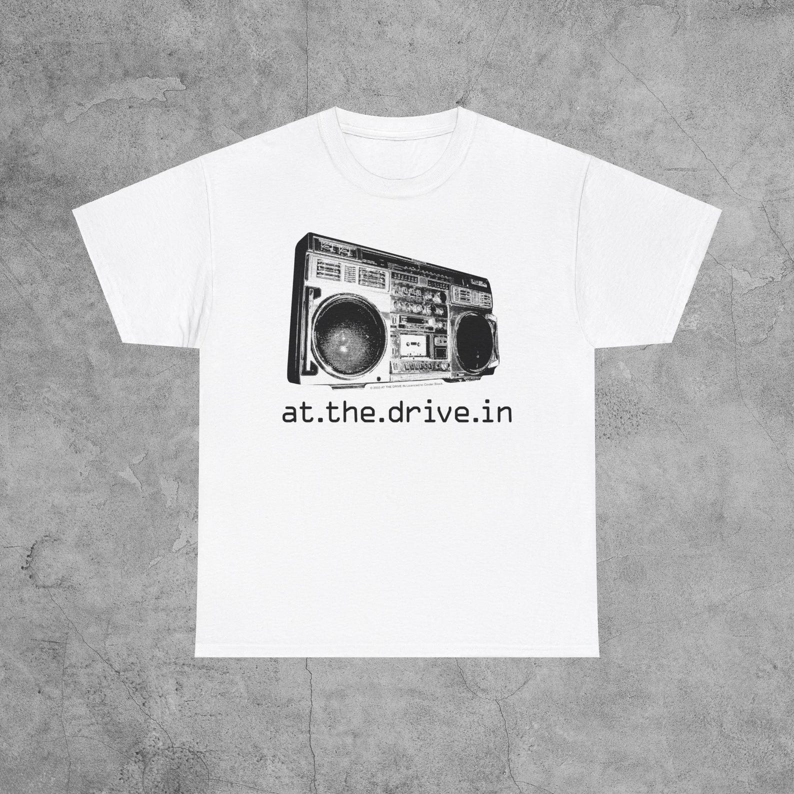 At the Drive in Relationship of Command Boombox T-shirt / ATDI Fugazi ...