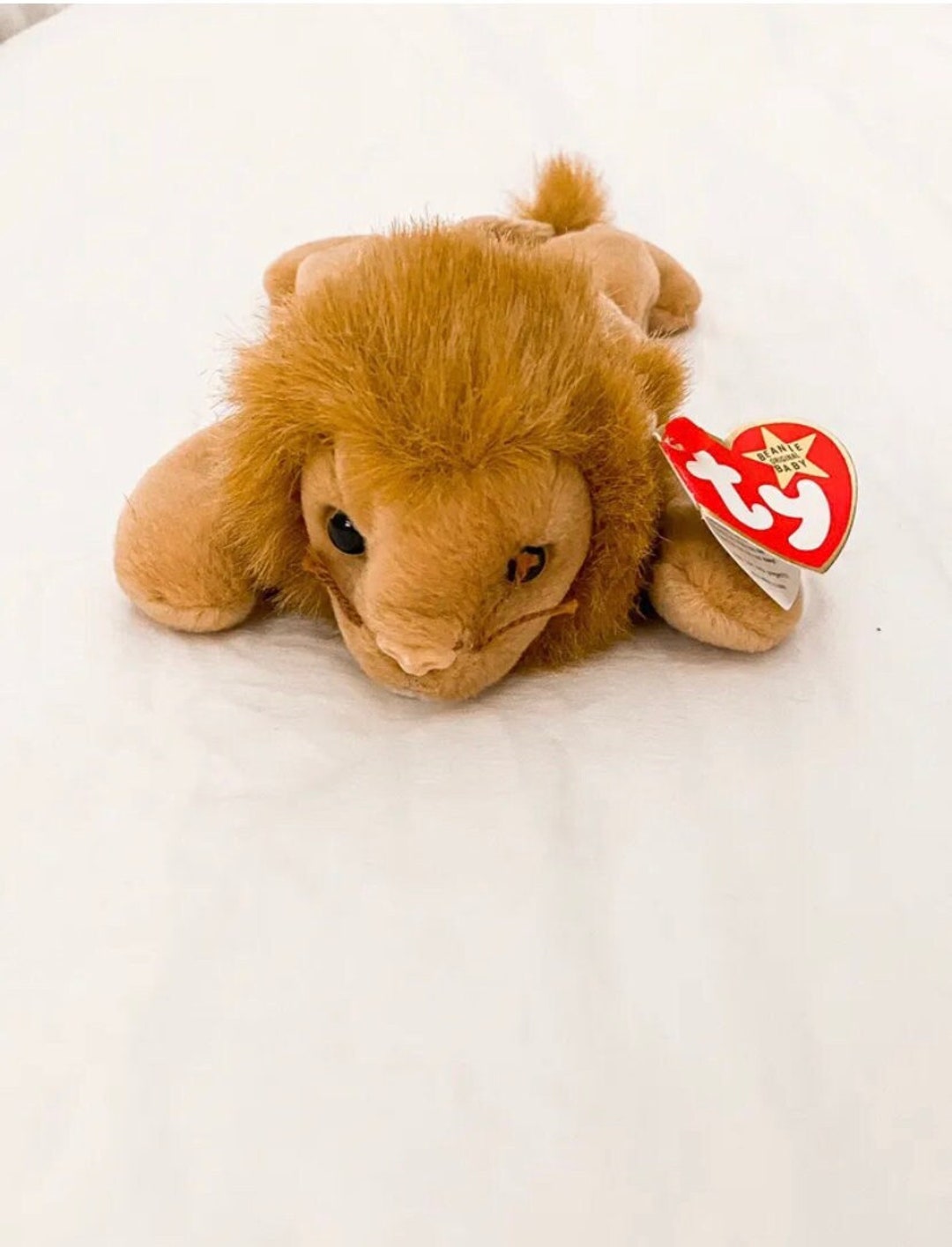 Ty Beanie Babies - PVC Roary Lion 1996 *RARE, ERRORS* (excellent ...