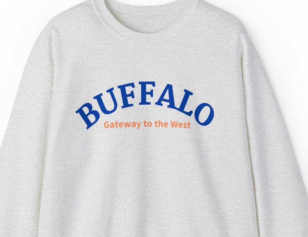Unique Buffalo NY Sweatshirt Gift for Father Show Your Love - Etsy