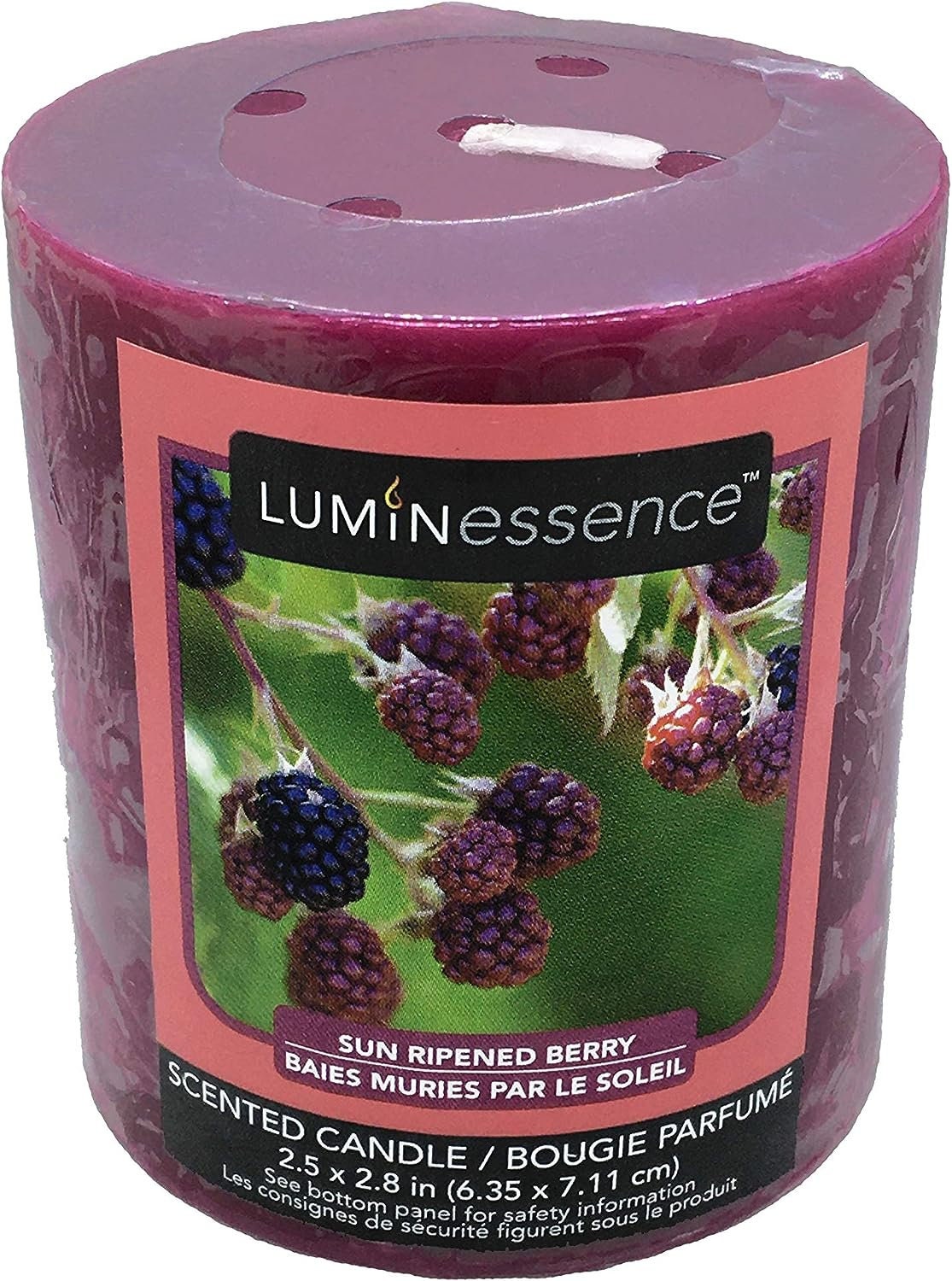 Luminessence Sun Ripened Berry Scented Pillar Candle - Etsy