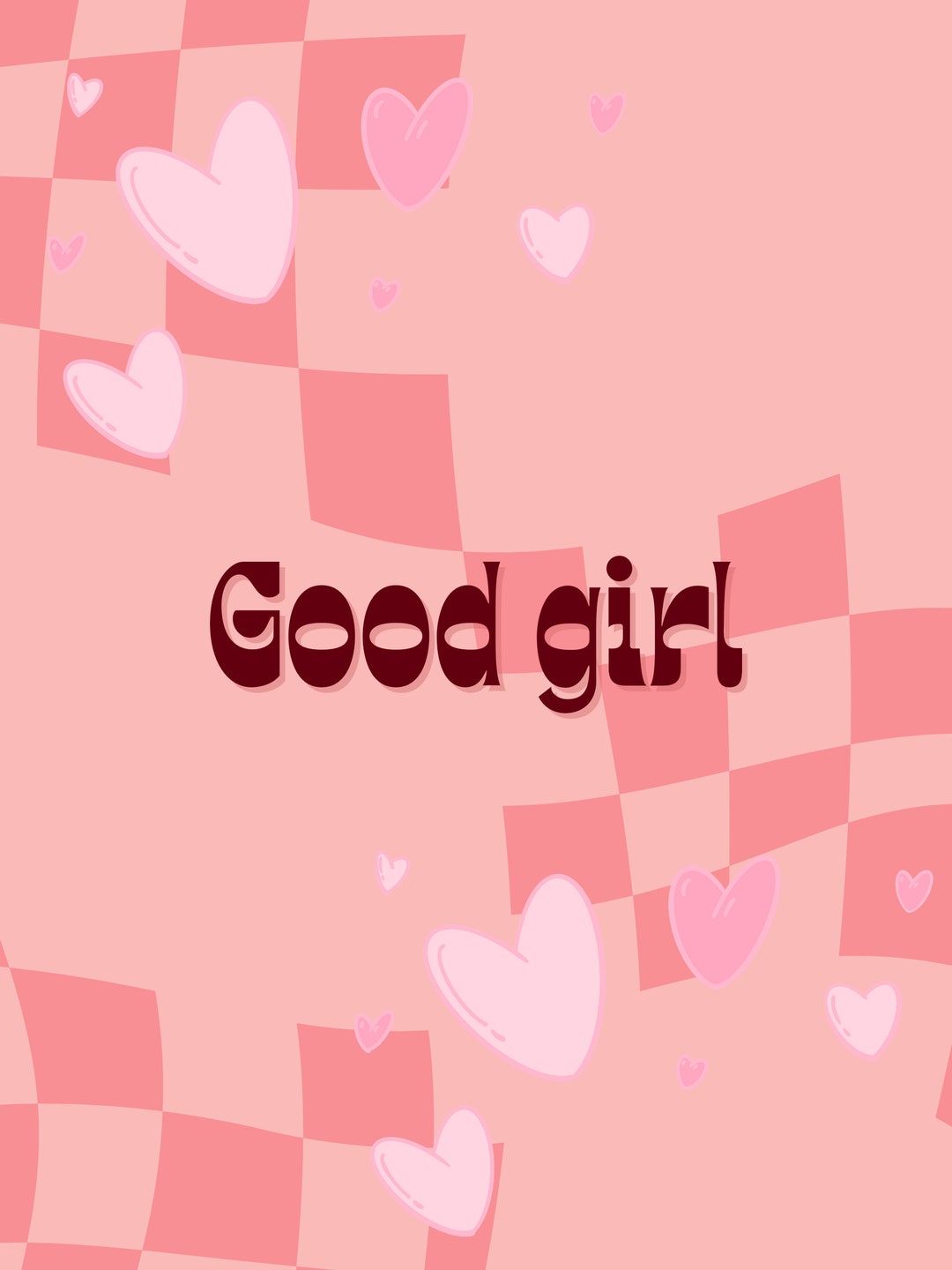 Good Girl Poster - Etsy