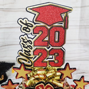 Graduation Cake Topper, Grad Cake Topper, Class of 2024 Cake Topper ...