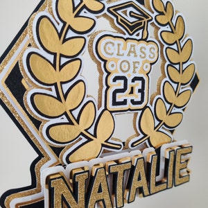 Graduation Cake Topper, Grad Cake Topper, Class of 2024 Cake Topper ...