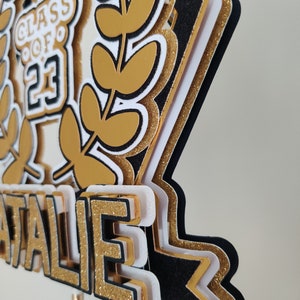 Graduation Cake Topper, Grad Cake Topper, Class of 2024 Cake Topper ...