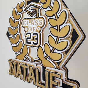 Graduation Cake Topper, Grad Cake Topper, Class of 2024 Cake Topper ...