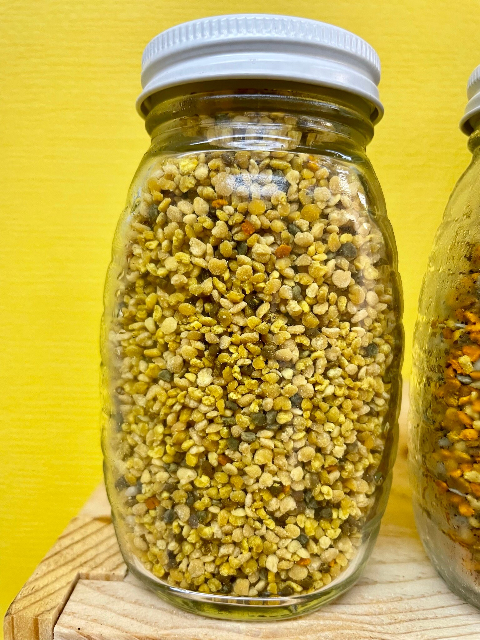 Pure, Raw, Fresh Frozen Honeybee Pollen in 8oz Glass Container - Etsy