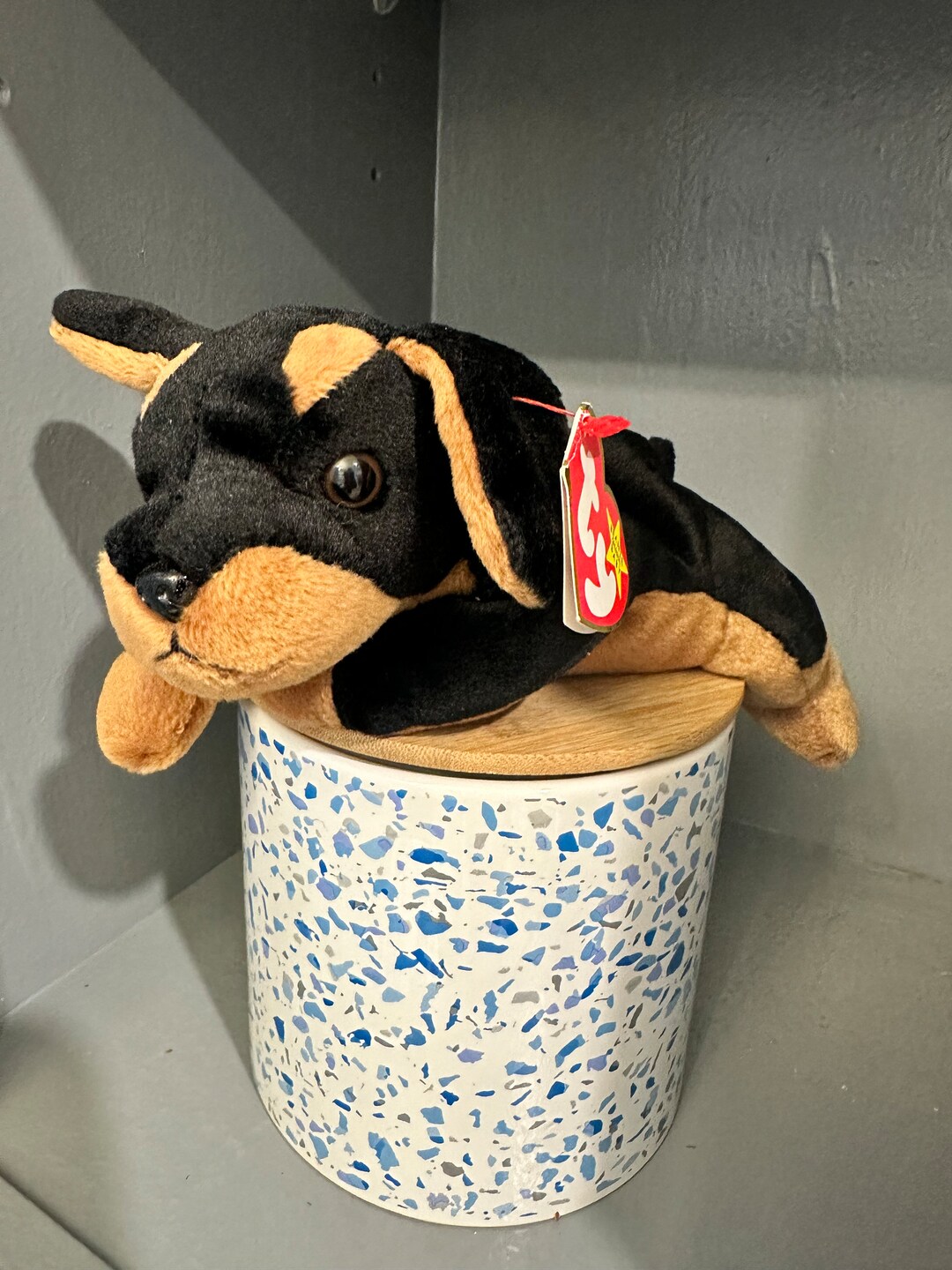 Vintage Doby the Doberman! Beanie Baby. - Etsy