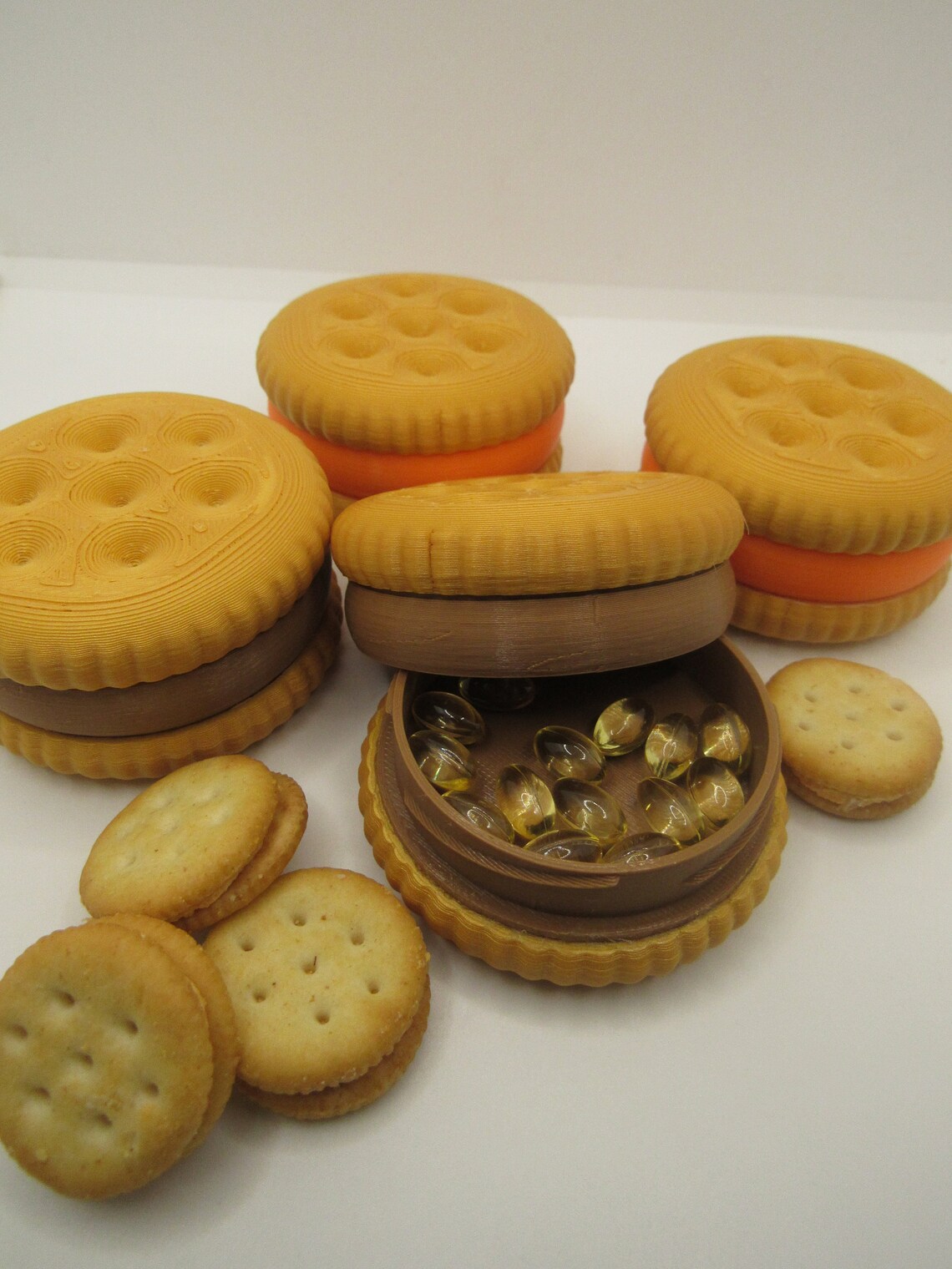 Cracker Pill Container Pill Case Ritz Bits - Etsy