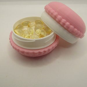 Macaron Pill Container, Pill Case, Jewelry Case - Etsy