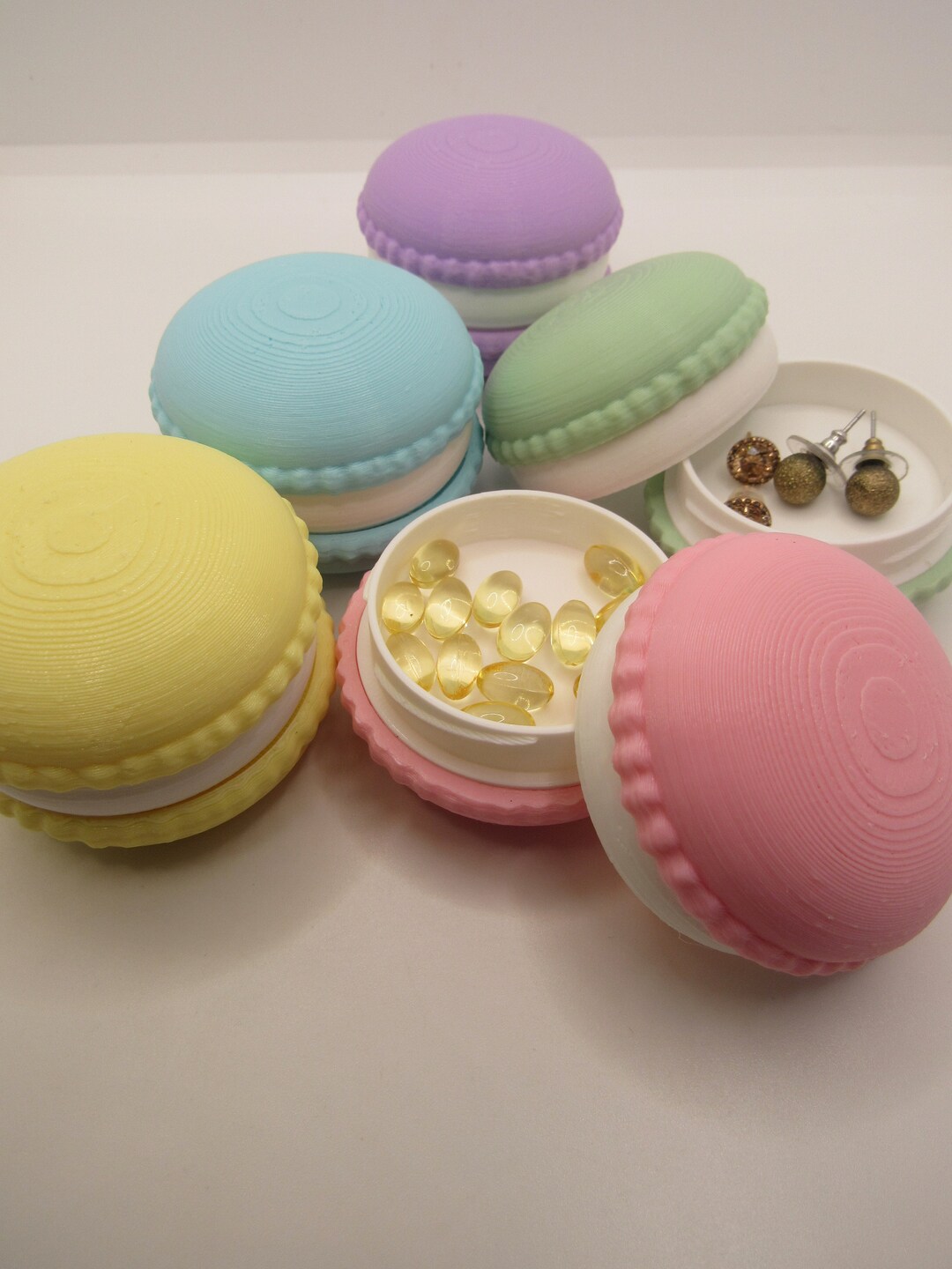 Macaron Pill Container, Pill Case, Jewelry Case - Etsy