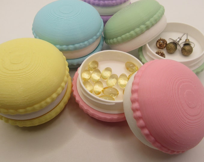 Macaron Pill Container, Pill Case, Jewelry Case - Etsy