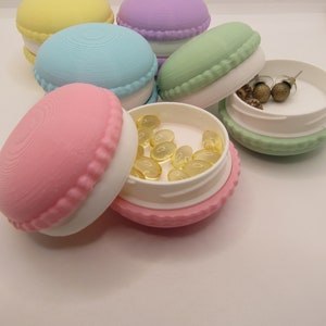 Macaron Pill Container, Pill Case, Jewelry Case - Etsy