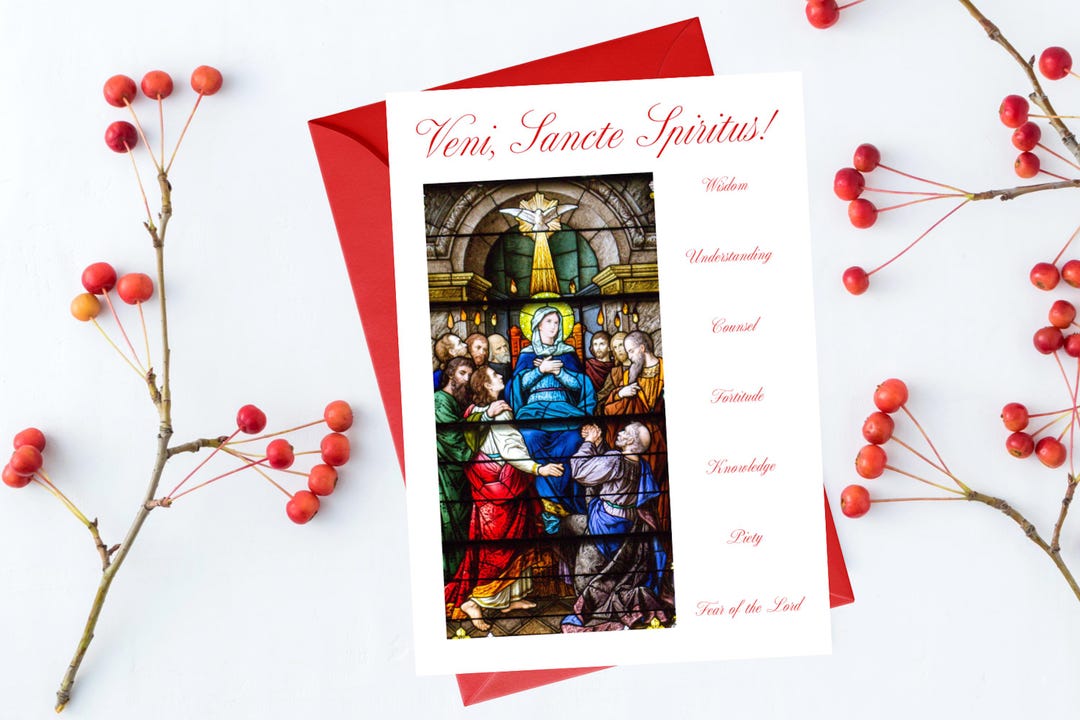 Confirmation Greeting Card | Vintage Catholic Greeting Card ...