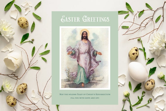 Catholic easter greetings store