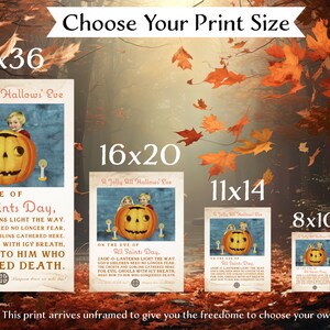 Vintage Catholic Halloween Wall Art Poster for All Hallows’ Eve - Etsy