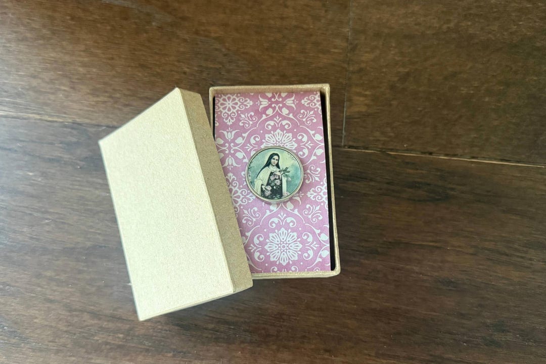 Little Flower St. Therese Party Favor | Vintage Catholic Saint Pin ...