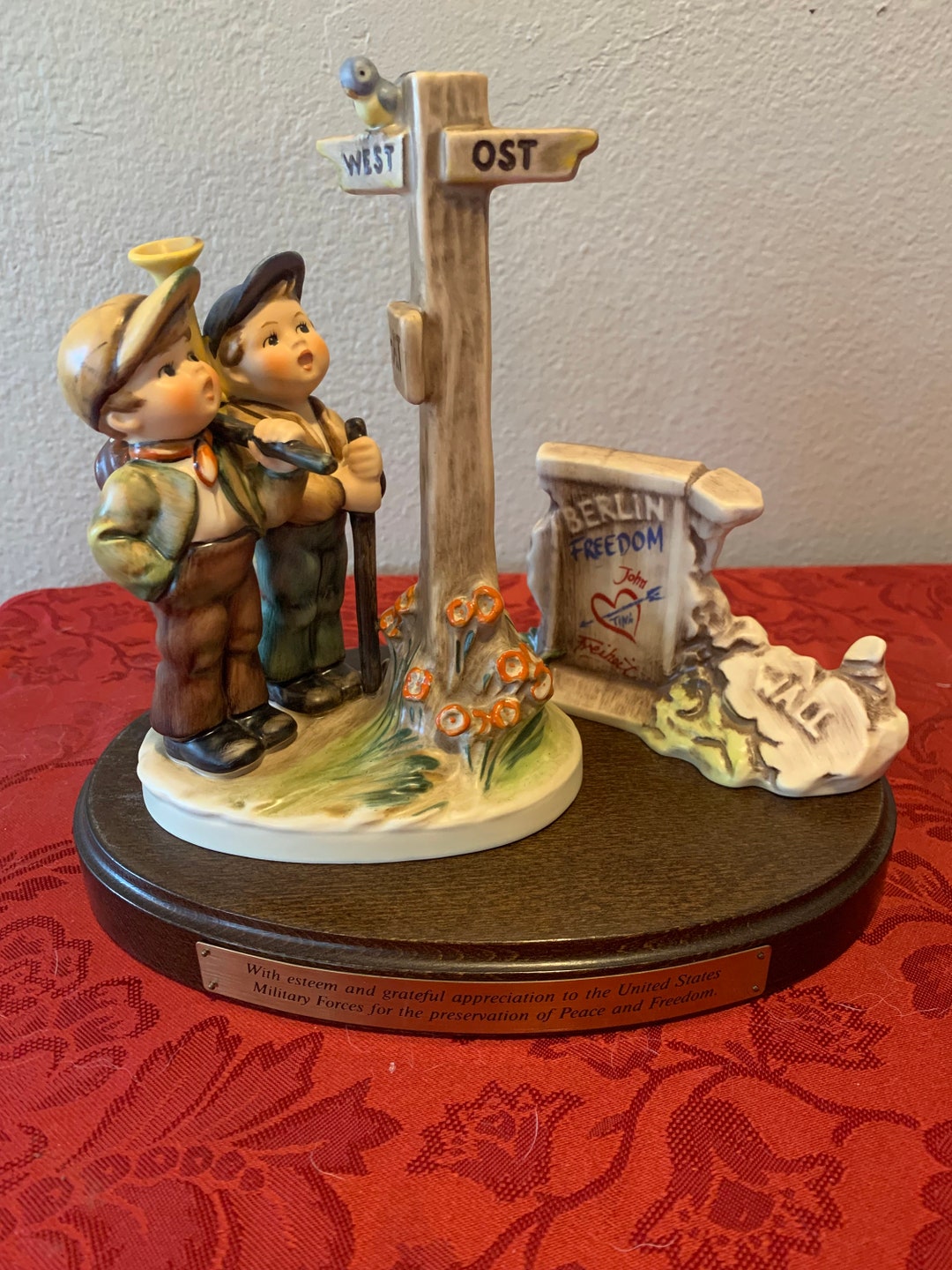 Hummel goebel Antique Porcelain Figurine Crossroads Limited Edition - Etsy