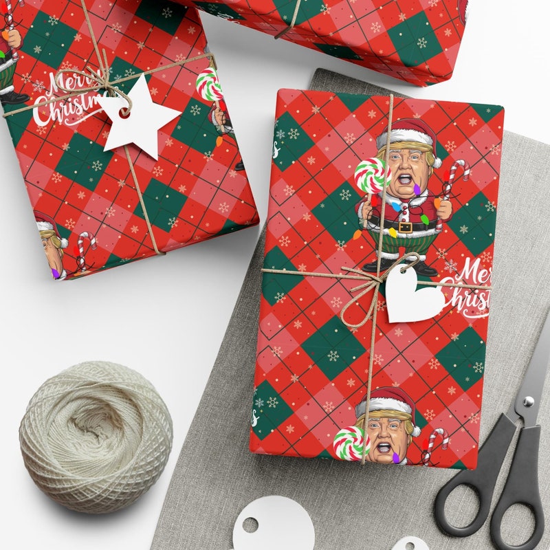 Trump Wrapping Paper - Etsy