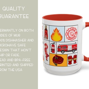 Personalized Firefighter Mug, Custom Name Firefighter Gift, Firefighter ...