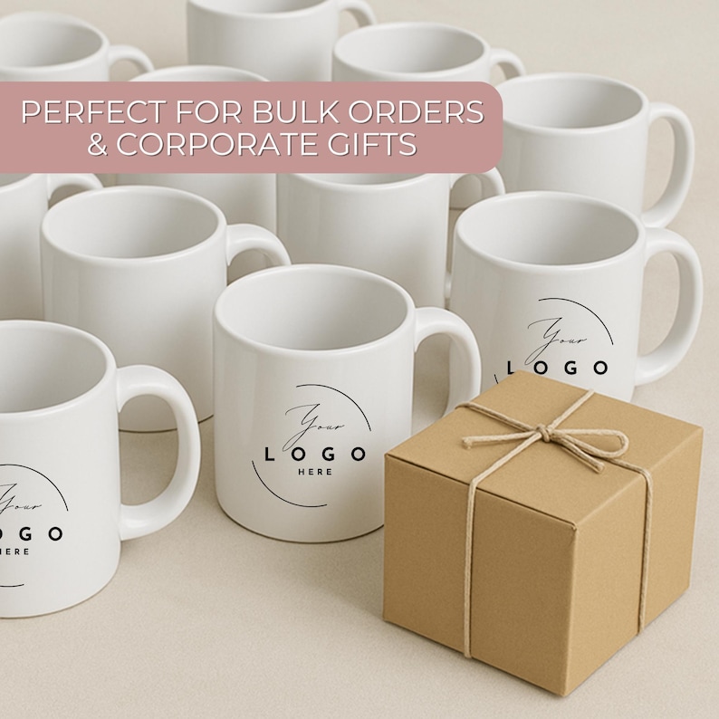 Custom Logo Mug, Custom Mug With Logo, Employee Appreciation Mug ...