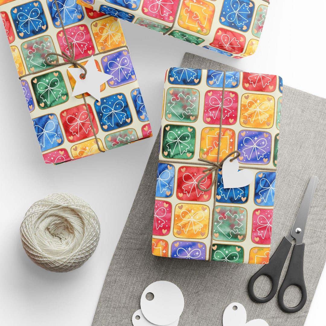 Fun and Colorful Gift Wrap, Personalized & Customizable for Any ...