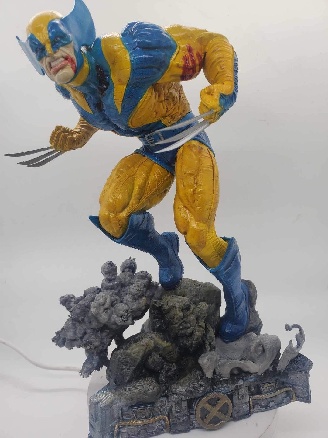 Wolverine X Men Action Figure, 3D Printed Wolverine Figure, Hand ...