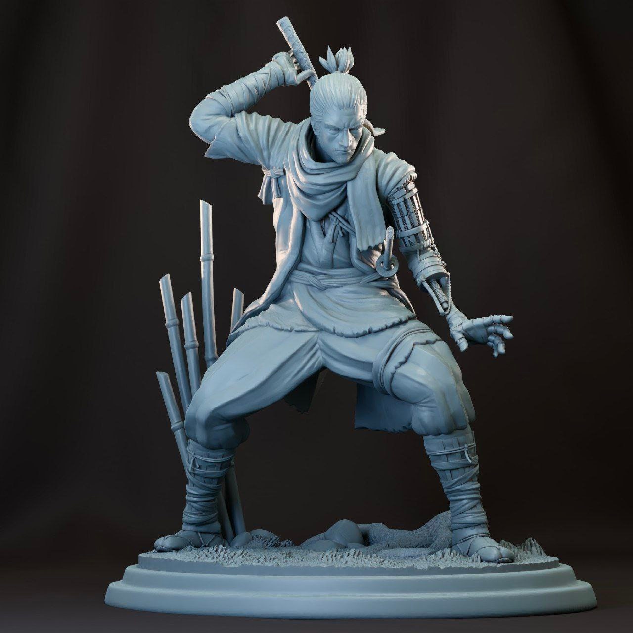 3d Printed Sekiro Figure - Etsy