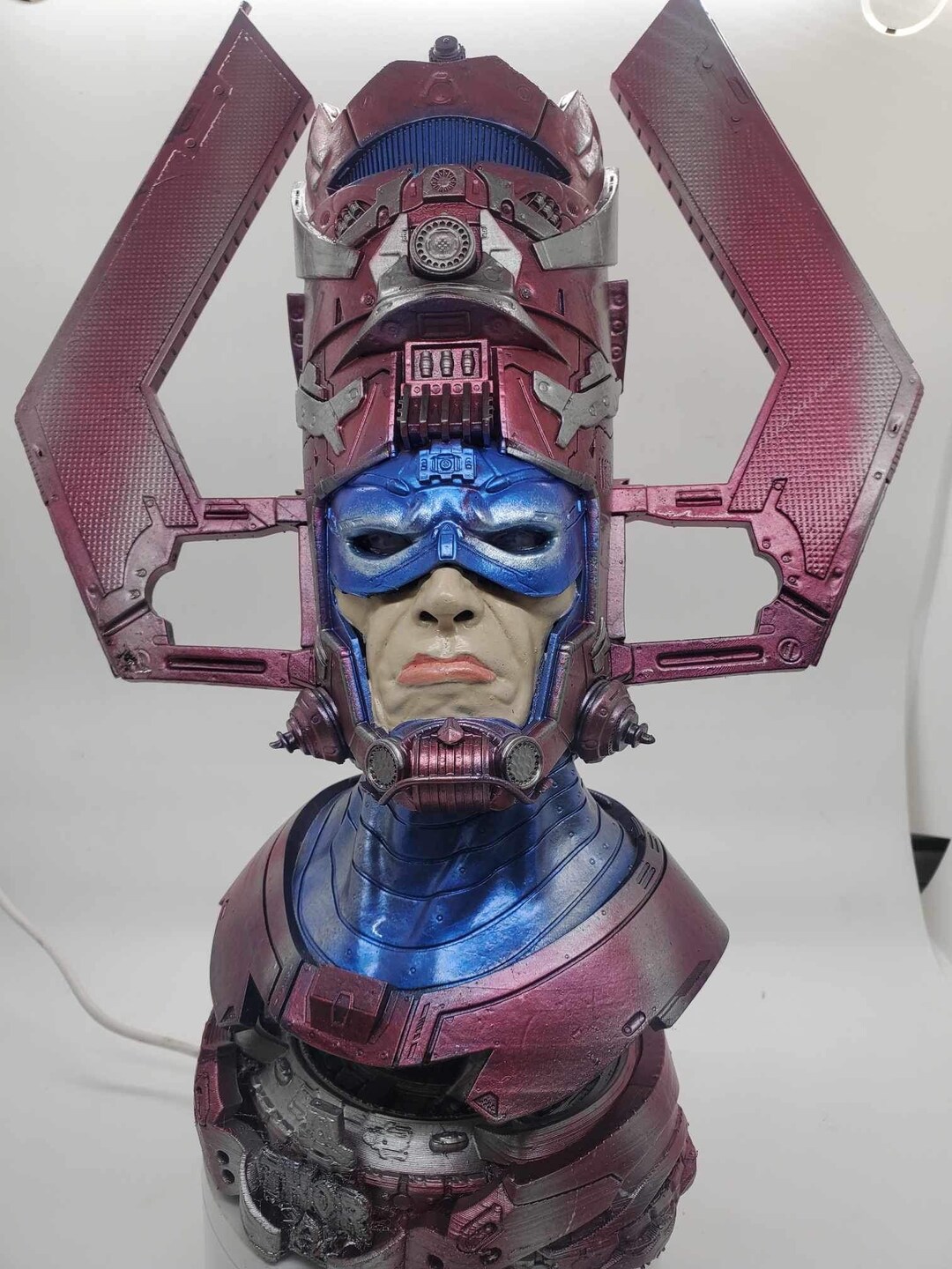 Galactus Bust 3D Printed and Hand Painted, Marvel Devourer of Worlds ...