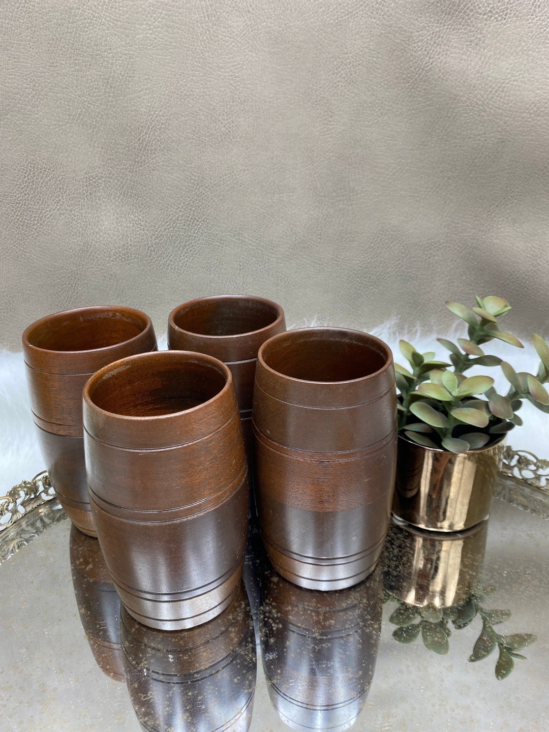 Vintage Craft Market Barrel Cups - Etsy