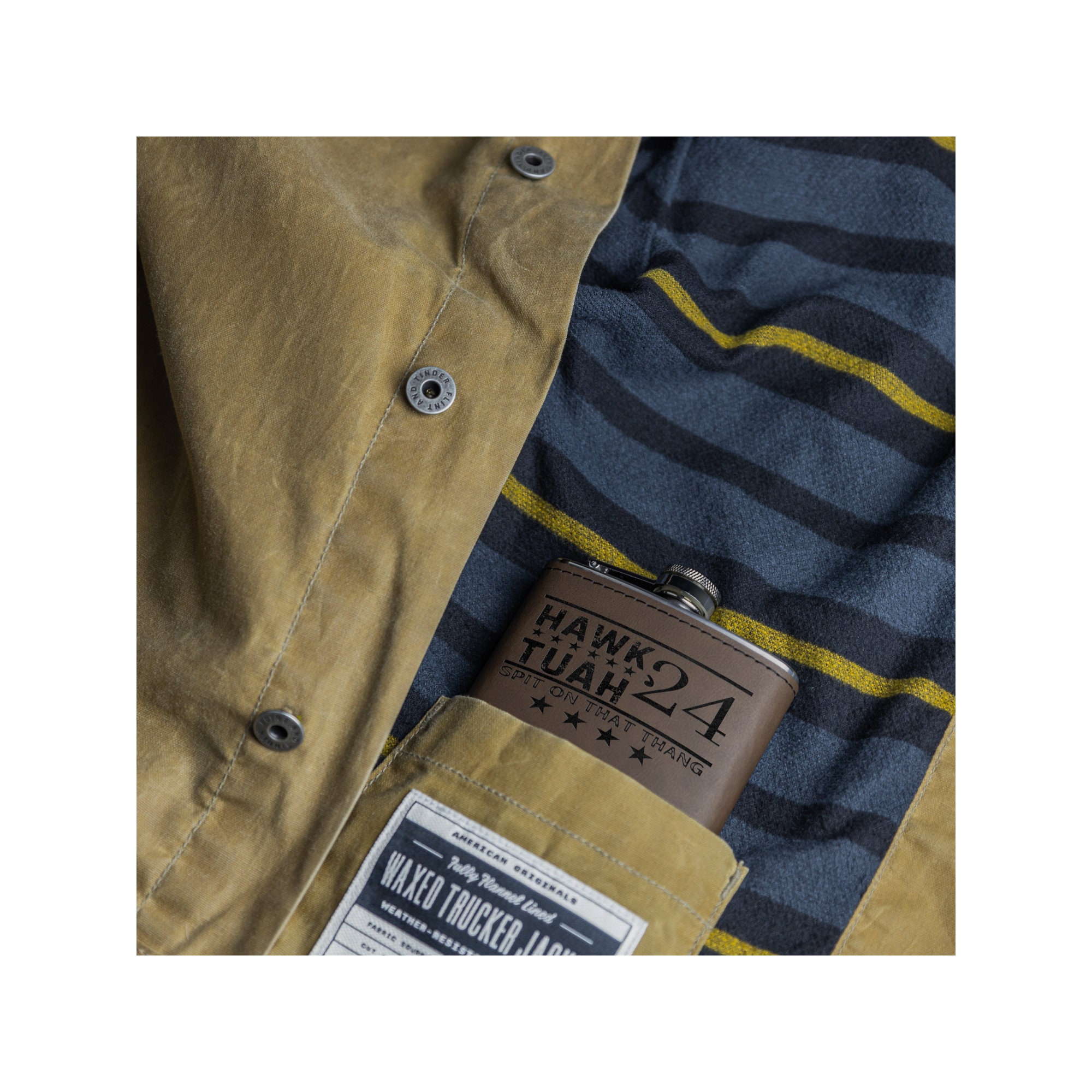 Hawk Tuah Spit on That Thang 6oz Flask, Anniversary, Birthday, Wedding ...