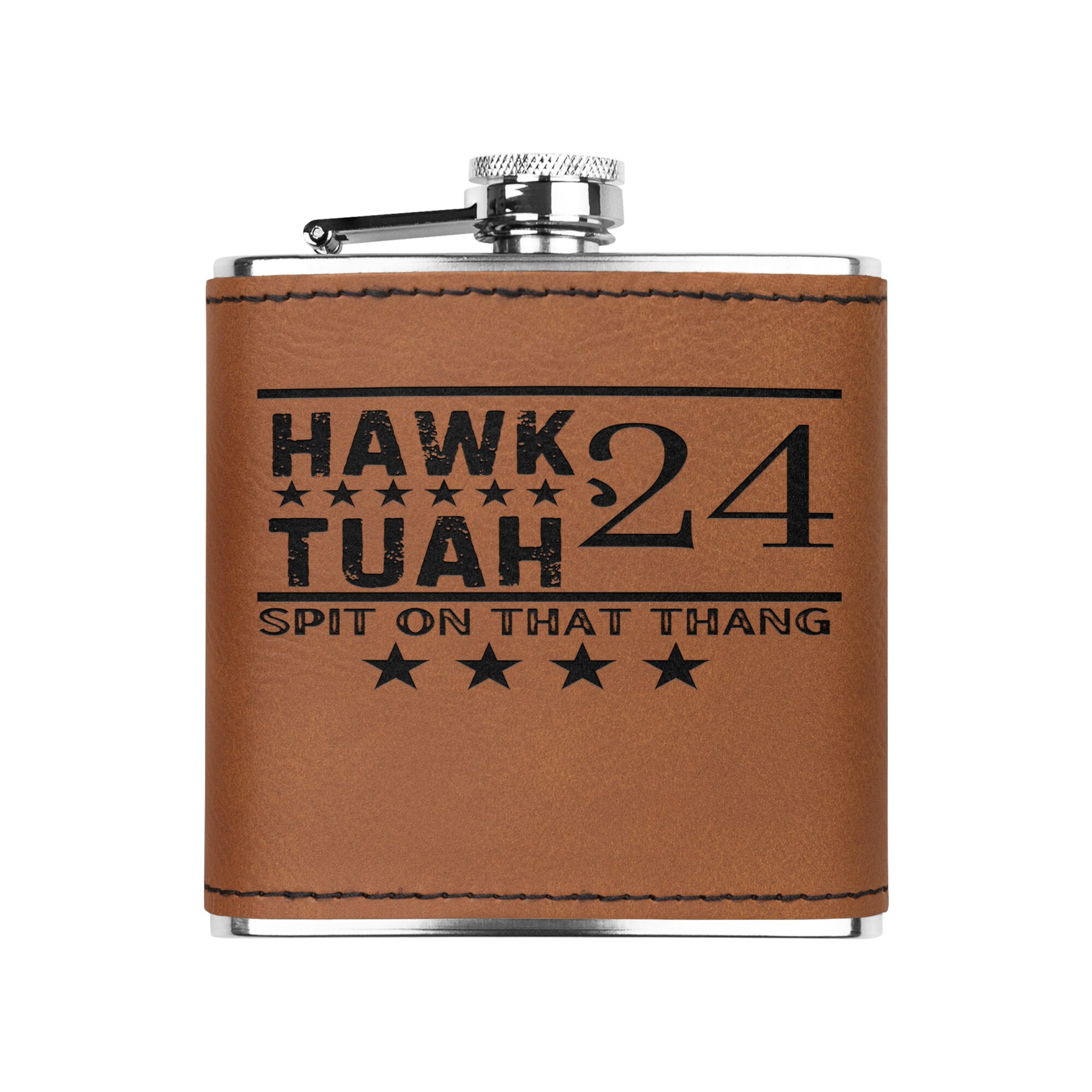 Hawk Tuah Spit on That Thang 6oz Flask, Anniversary, Birthday, Wedding ...